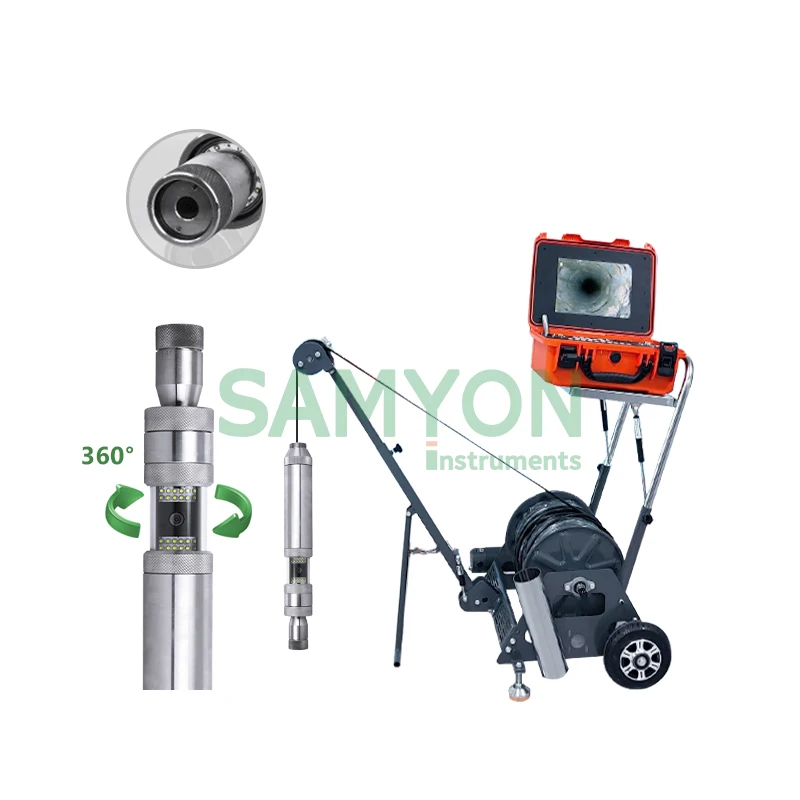 Underwater Borehole Camera Inspection for Downhole Video Record Depth ...