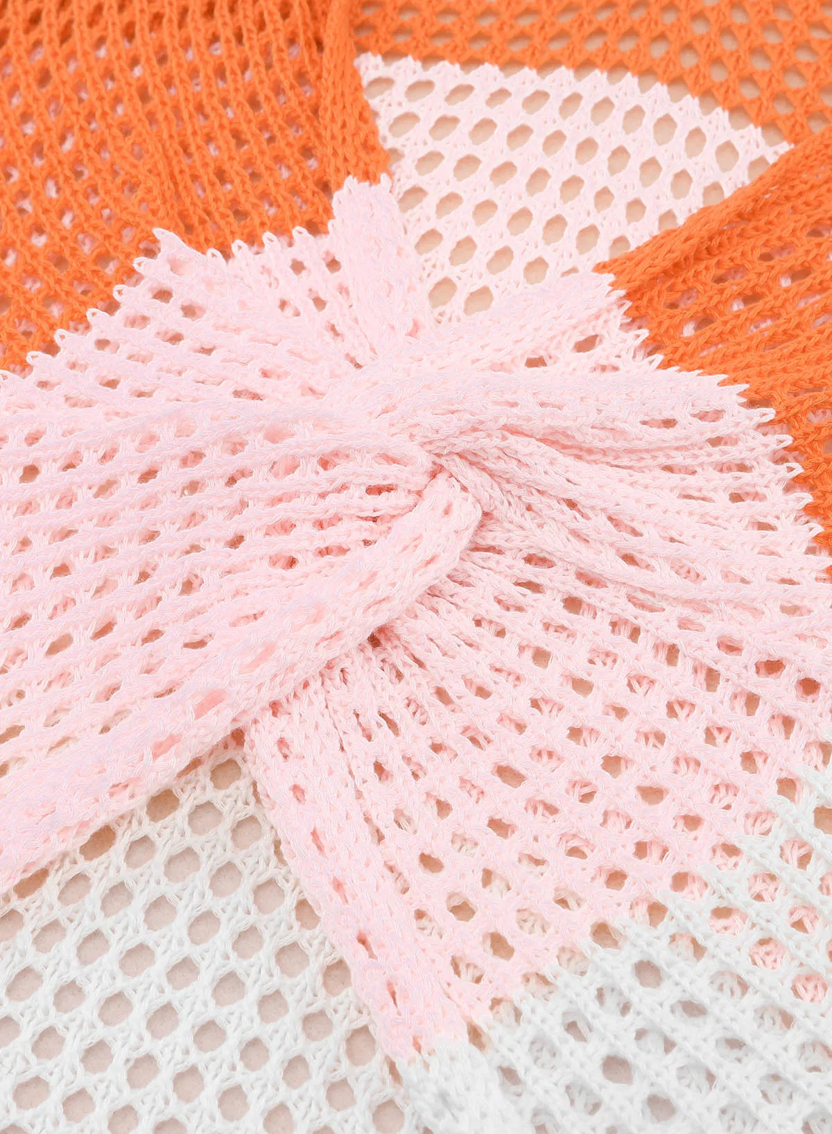 2023 New Sexy See Through Crochet Beach Outfit Patchwork Mesh T-shirt ...