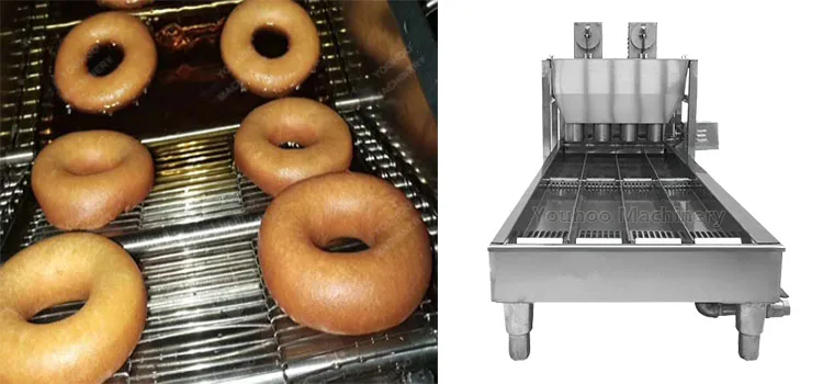 Industrial Automatic Donut Making Machine - 1900-7600pcs/h