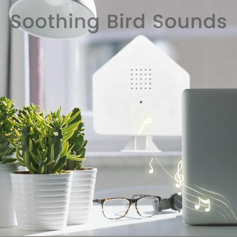 PIR Sensor Activated Bird Noise Machine - Portable & Relaxing