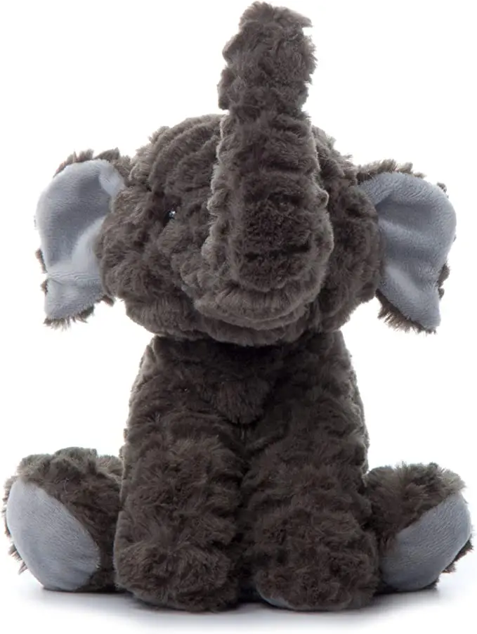 8 Inches Wildlife Animals Elephant Plush Toy With Customized Brand ...