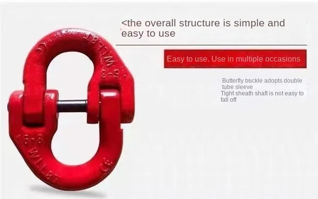 Double Rings Master Link Assembly With Flat Lash Ring - Buy Master Link ...