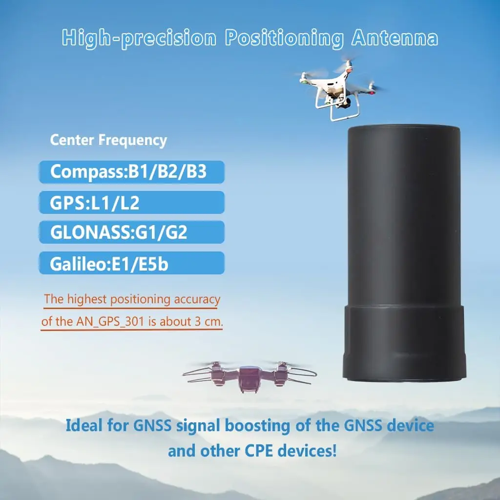 Ultra-lightweight High-precision GNSS Helical Antenna GPS Drone Antenna ...