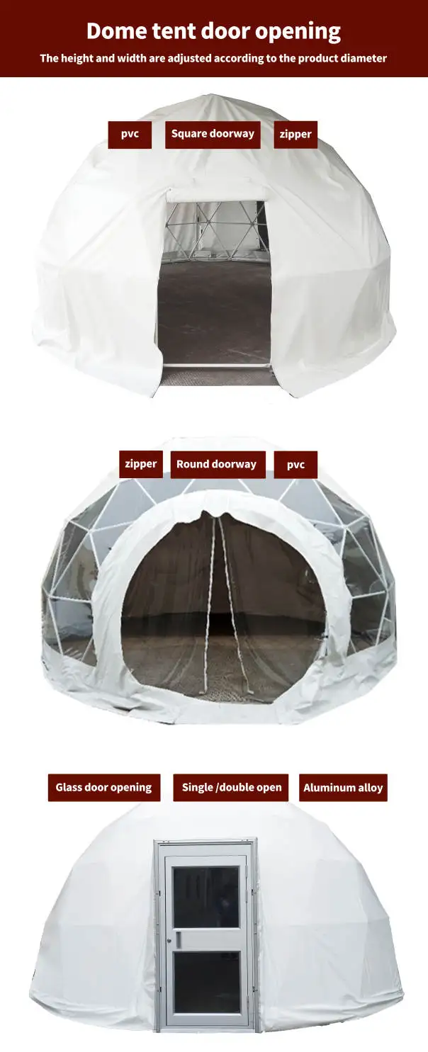 Factory Custom Party Tent /fire Retardant/uv Resistant Geodesic Dome ...