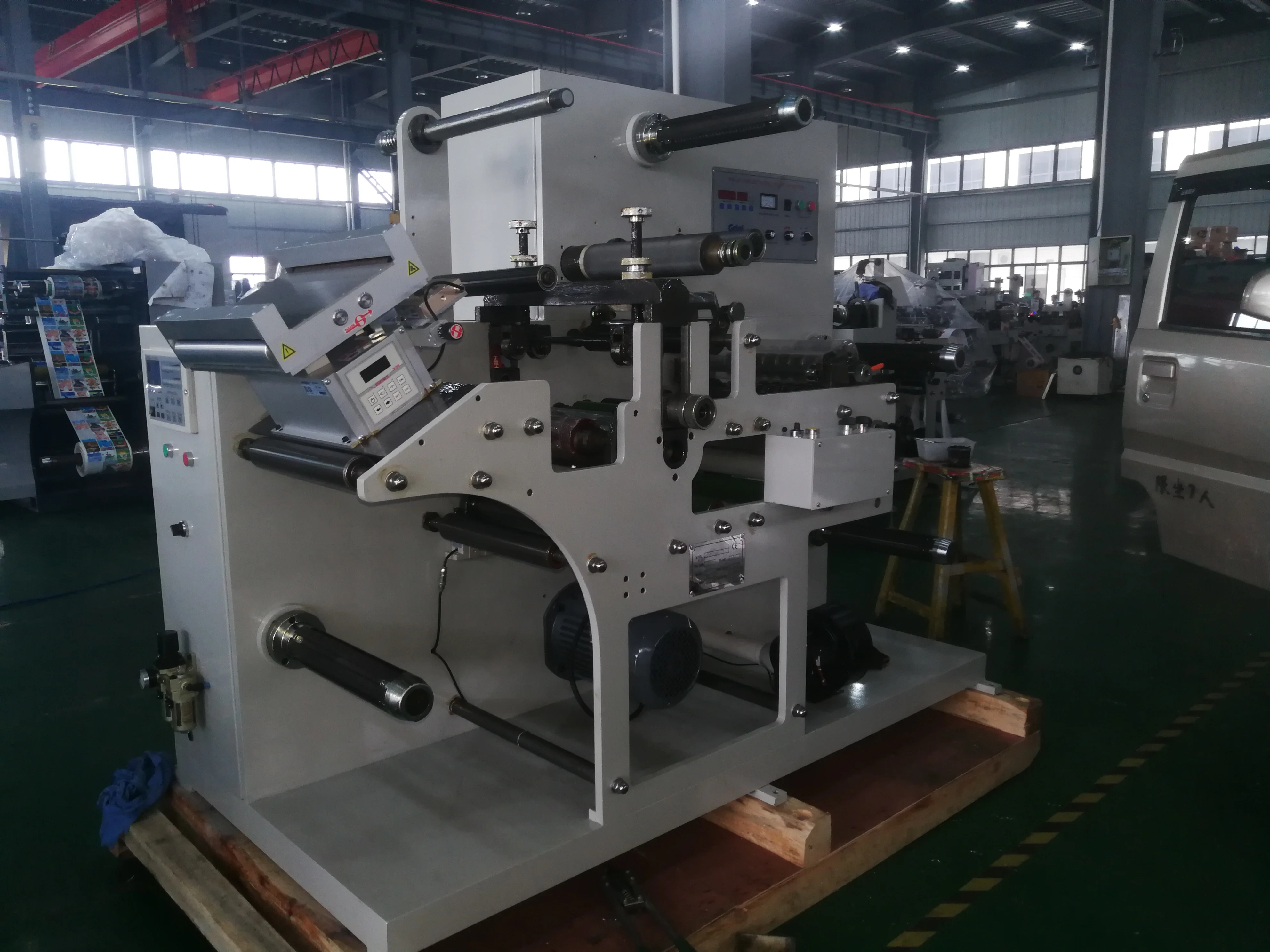 GP-320Y Semi-Automatic Roll to Roll Rotary Die Cutting Machine With ...