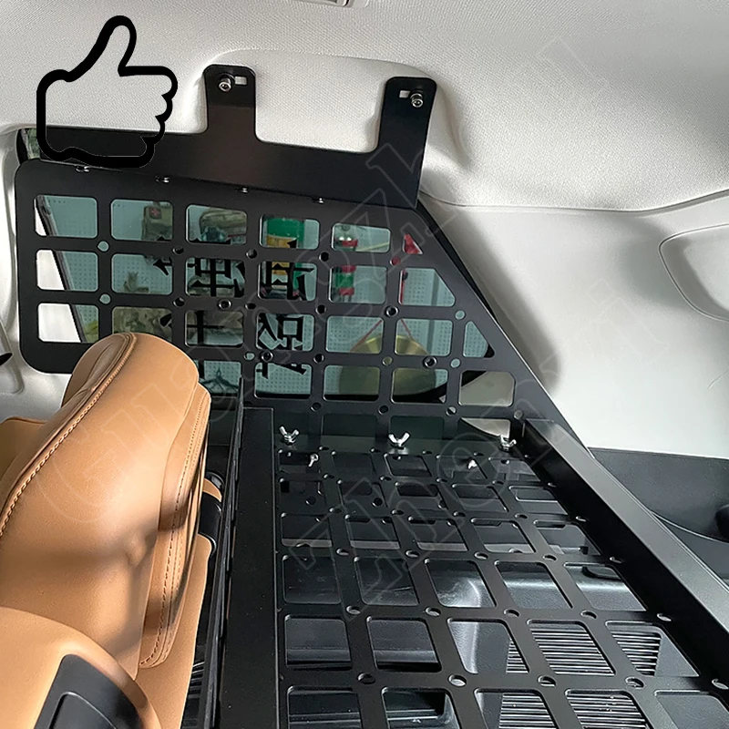 Rear Boot Trunk Window Luggage Storage Organizer Molle Panel Kit For ...