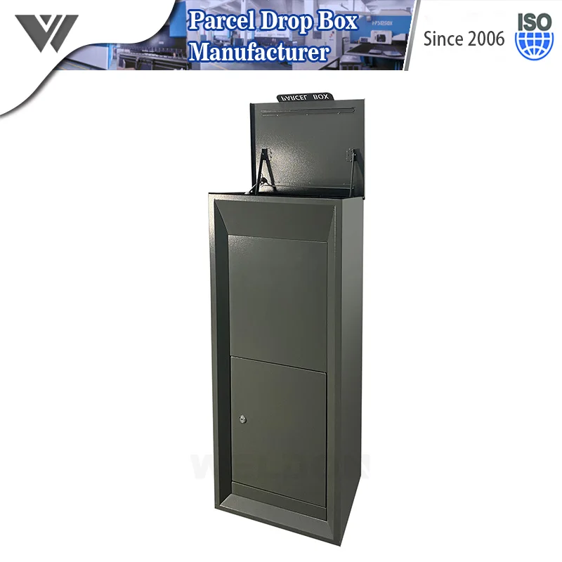 Large Tall Package Delivery Box Locking Parcel Drop Post Mailbox For ...