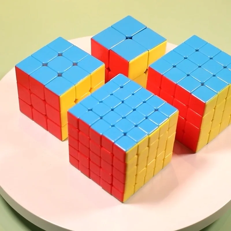 Sengso 4*4 Gem Series Stickerless Magic Cube Frosted Educational Stress ...