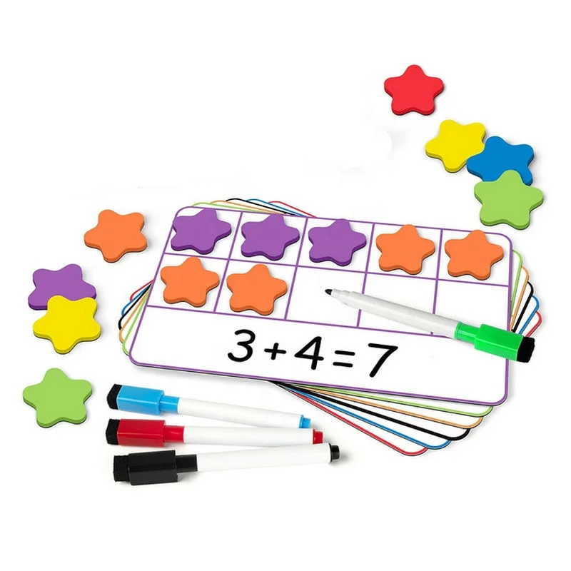 Magnetic Number Bonds Ten Frame Set Math Manipulatives for Preschool ...