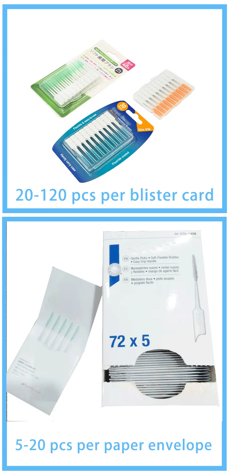 Oral Hygiene Flosser Interdental Brush Toothpick Soft Cleaning Tool ...