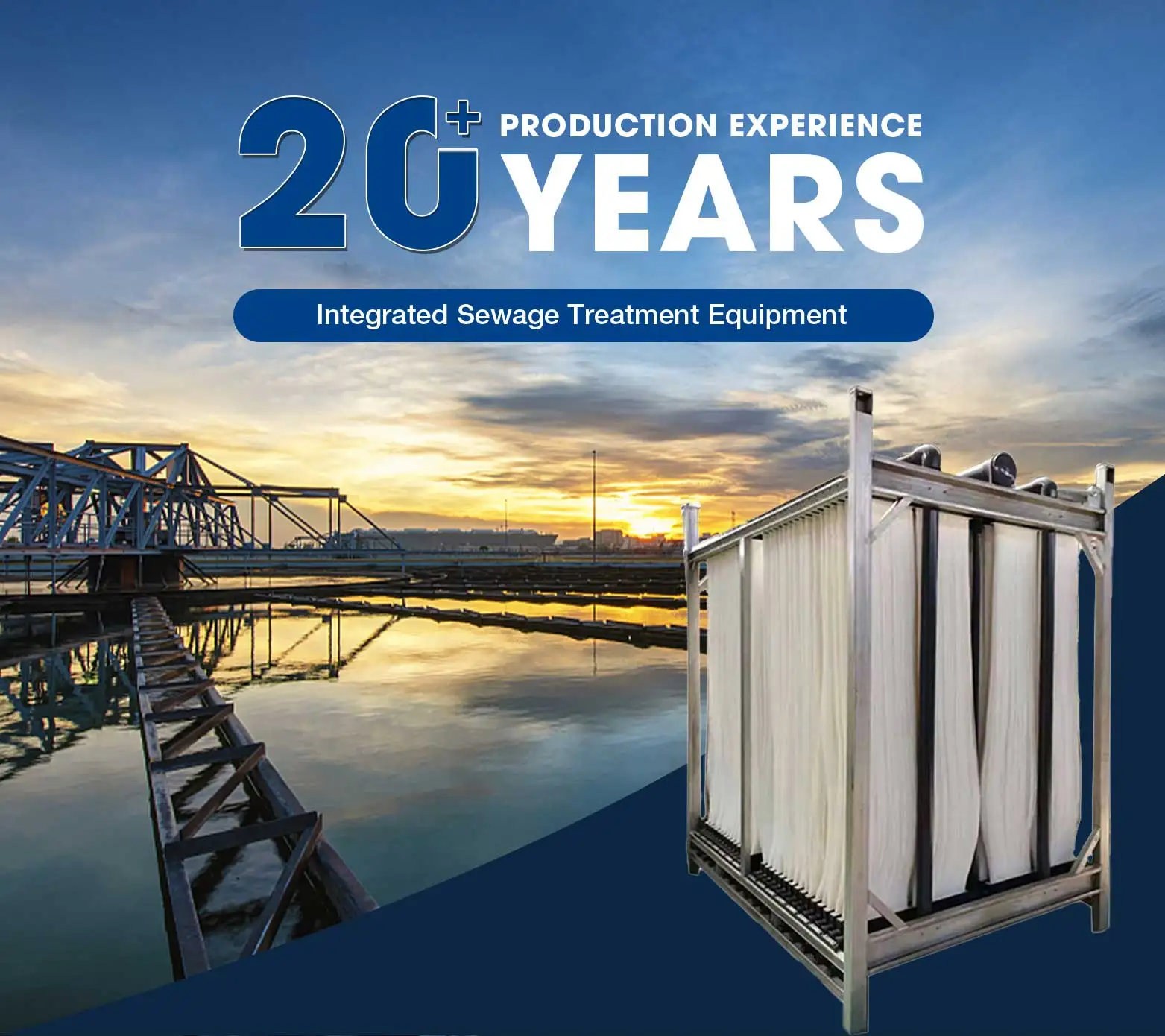 Hollow Fiber Membrane Bioreactor Mbr System China Mini Wastetreatment ...