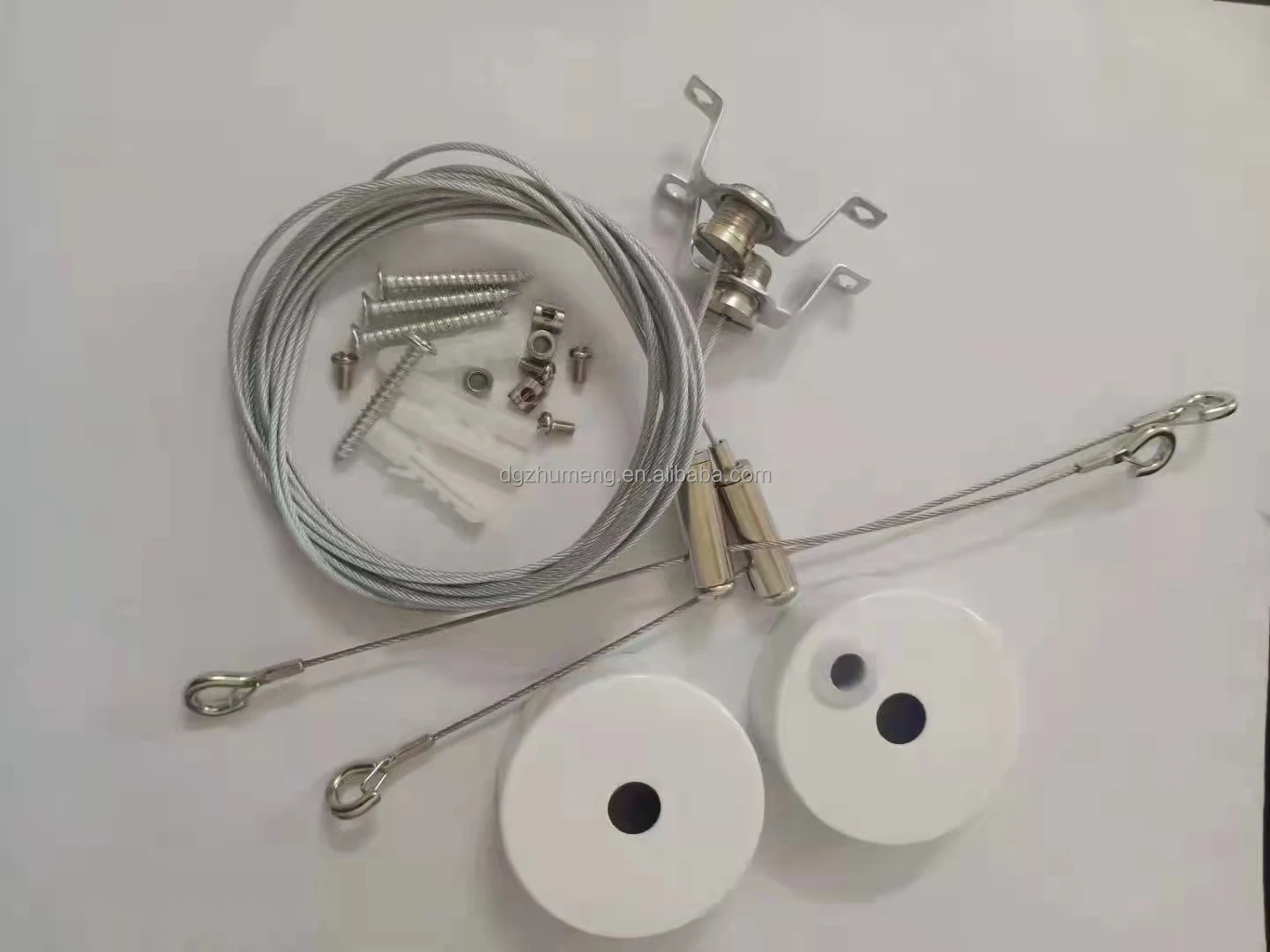 Cable Gripper Ceiling Suspended Steel Cable Wire Rope Clip For Led ...