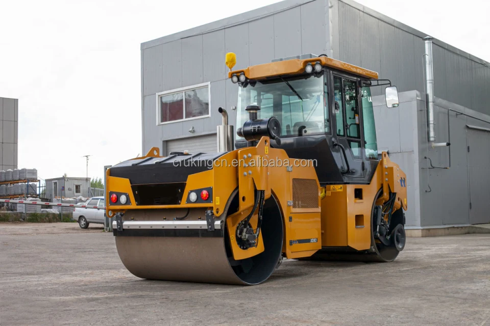 Double Drum Vibratory Roller Earth Compactor Machine New 8ton Hydraulic ...