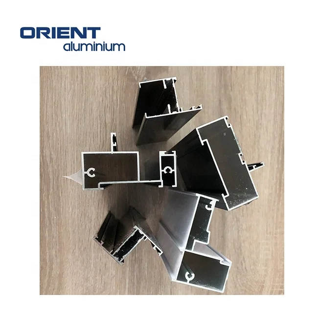 powder coating 6063 T5 aluminum window frame extrusions for aluminum ...