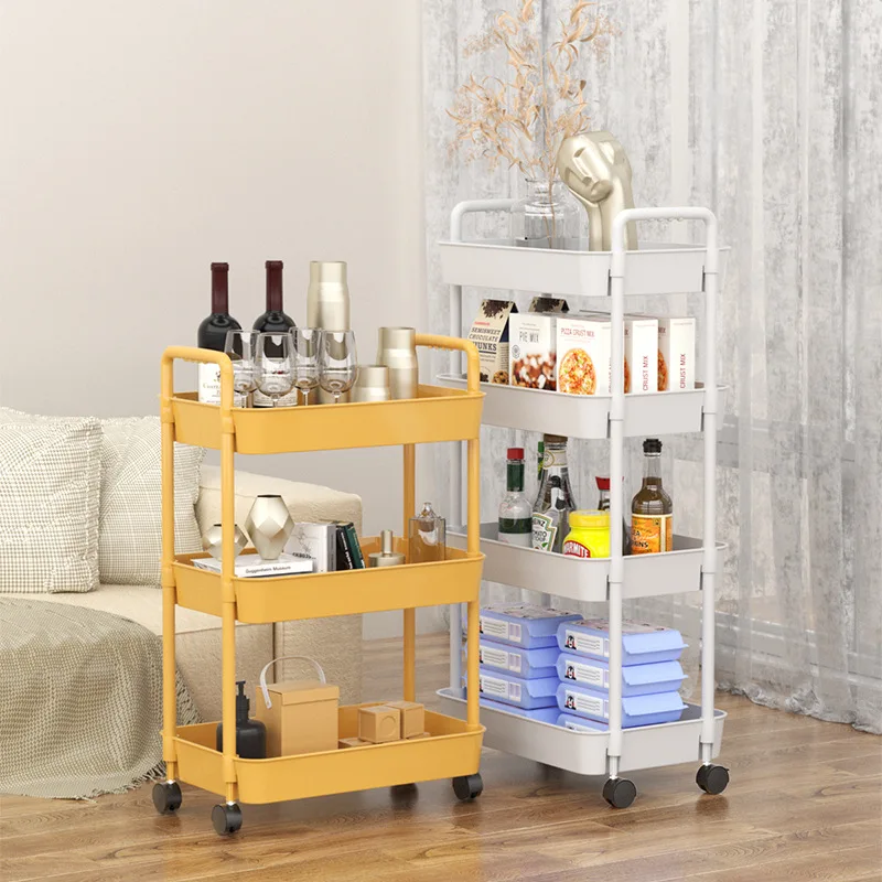 Wholesale Household Multi-layer Cart Storage Rack Stainless Steel ...