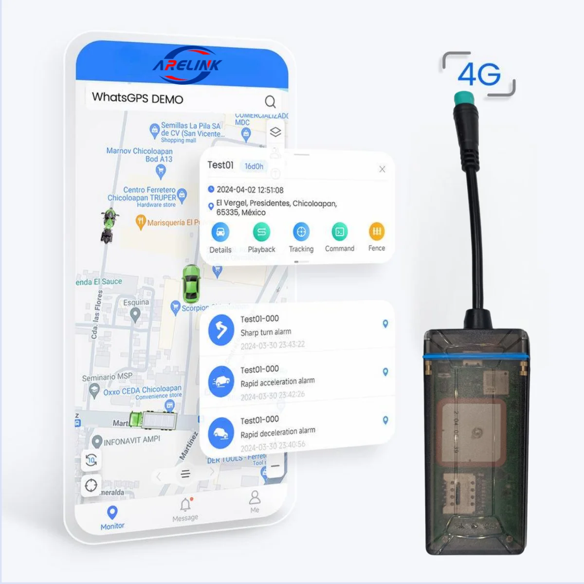 4g Southeast Asian Version Gt06 Car Tracker Remotely Shut Off Engine ...