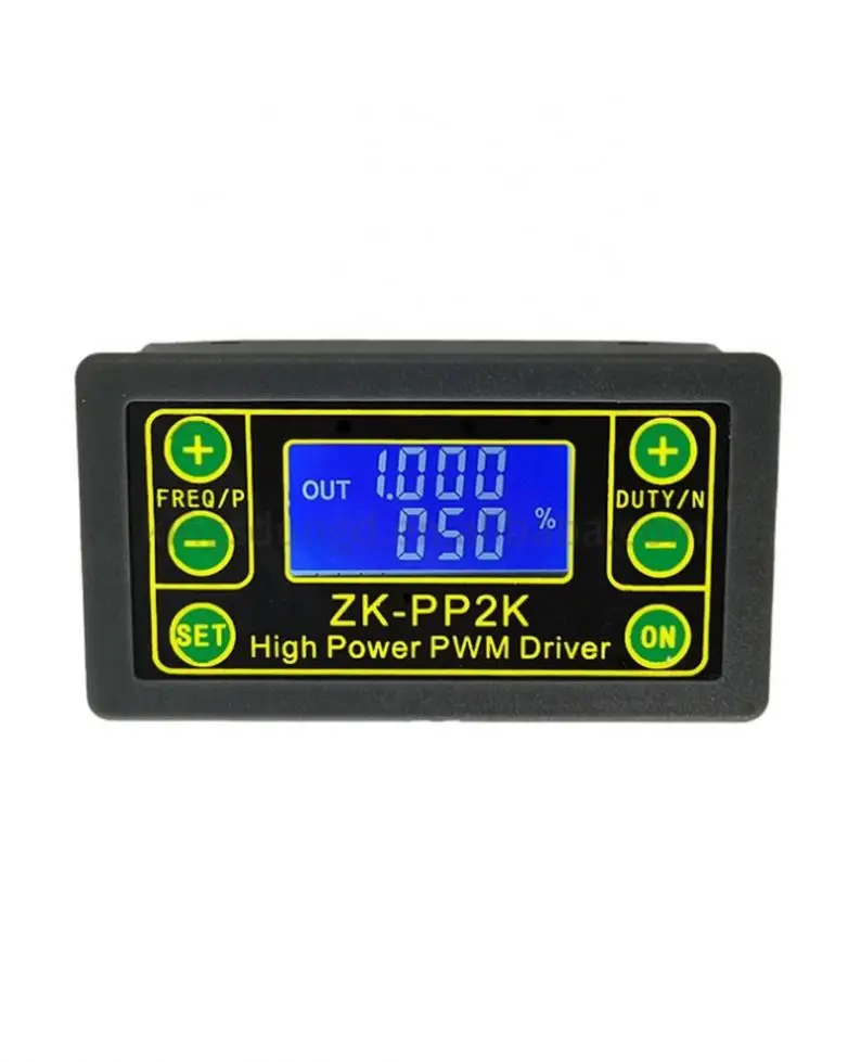 Zk-pp2k Pwm Signal Generator 8a Driver Module For Motor/lamp Dual Mode Lcd Pwm Pulse Frequency ...