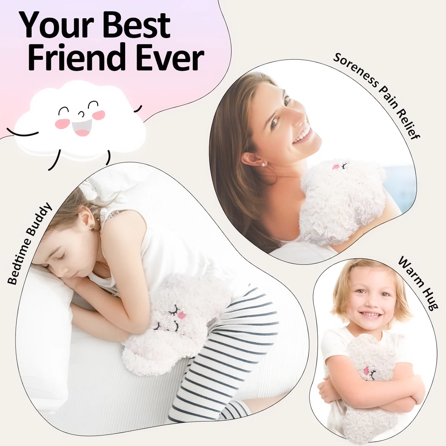 Cute Design Relaxing Warm Moist Heating Pad - Microwave Heat Pack
