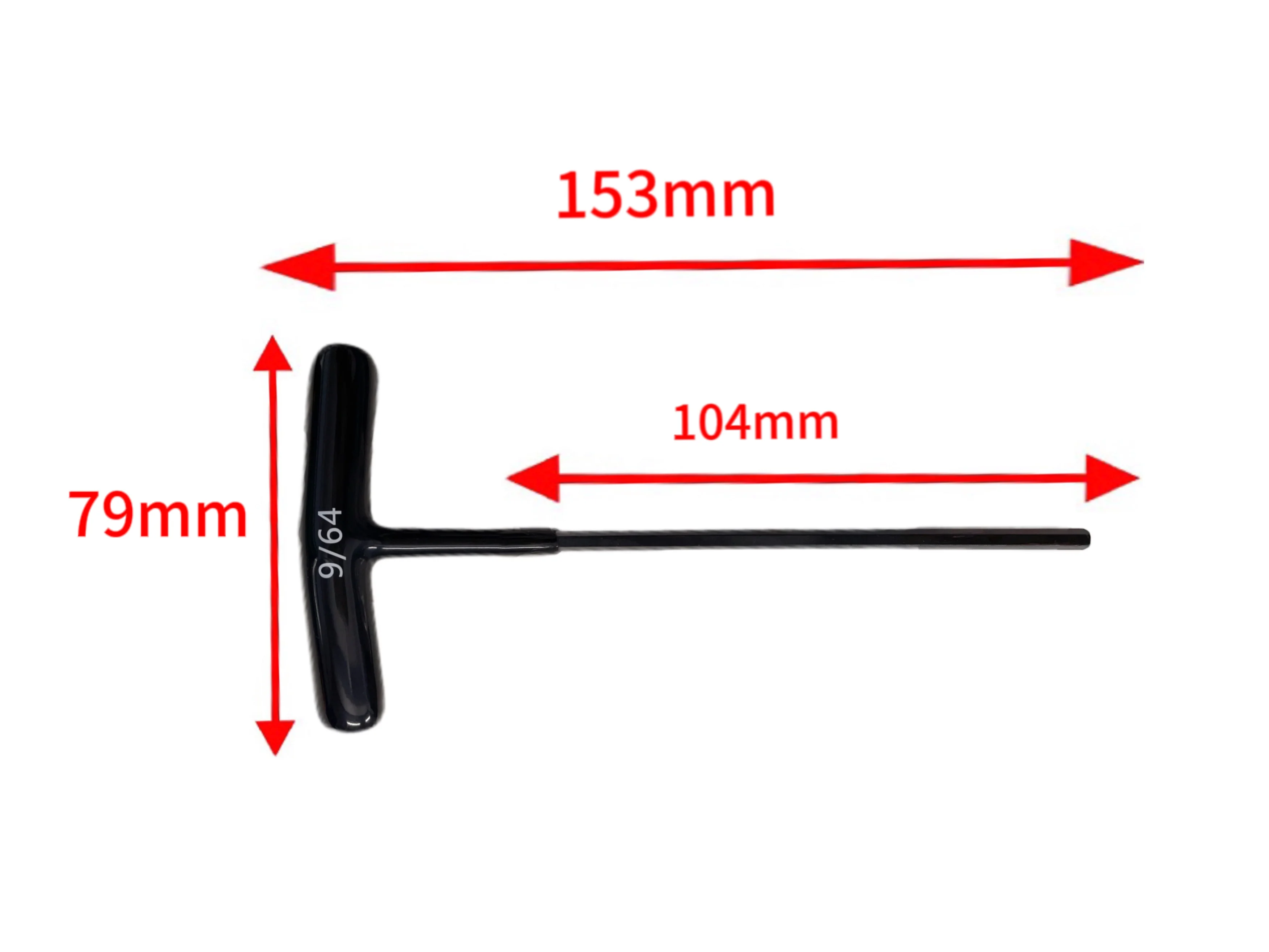 T-shaped Allen Key Ball Head Flat Head Extended extra Long Metric Inch ...