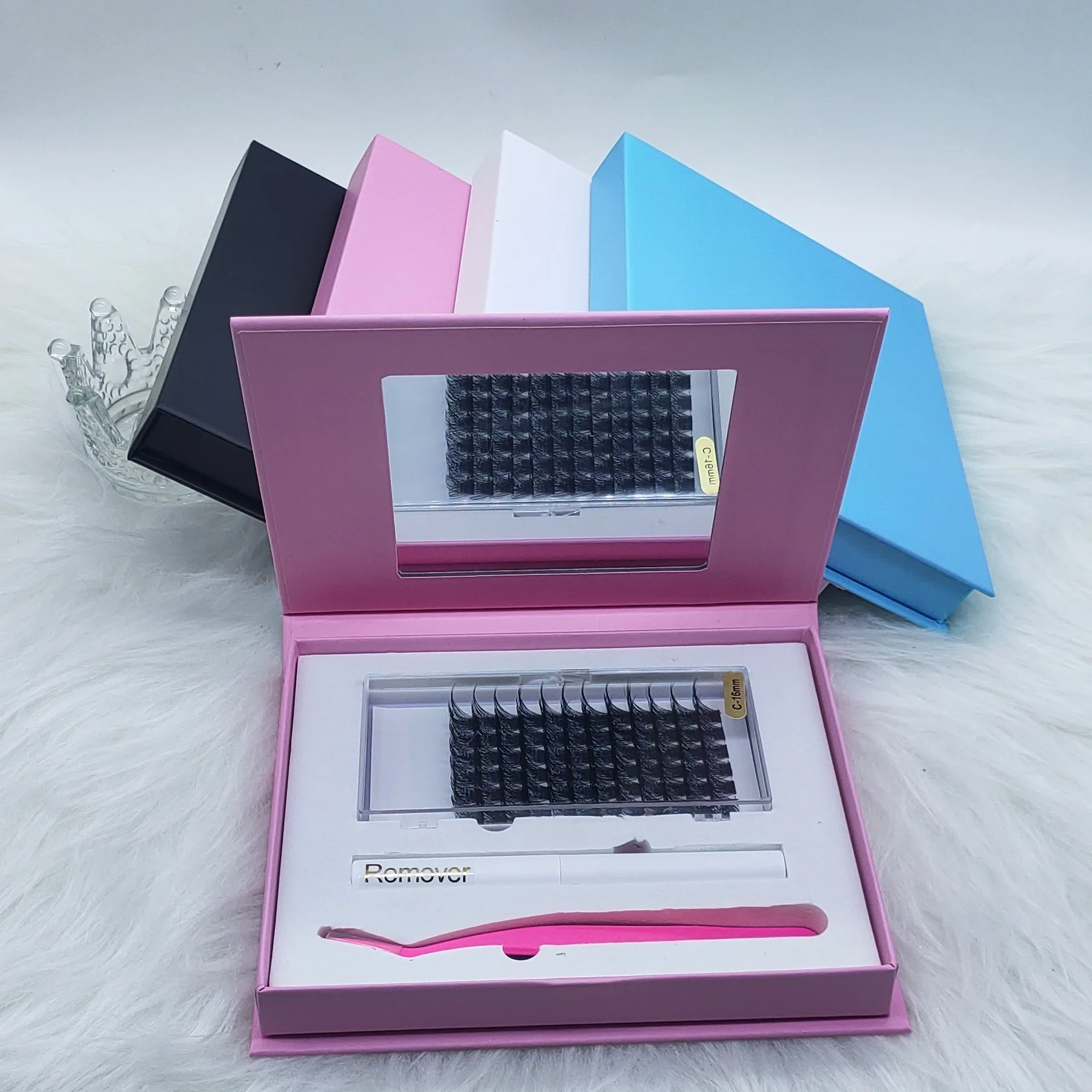 Lastwall Diy Eyelash Extention Kit Pre Cut Segment Strip Lashes Custom ...