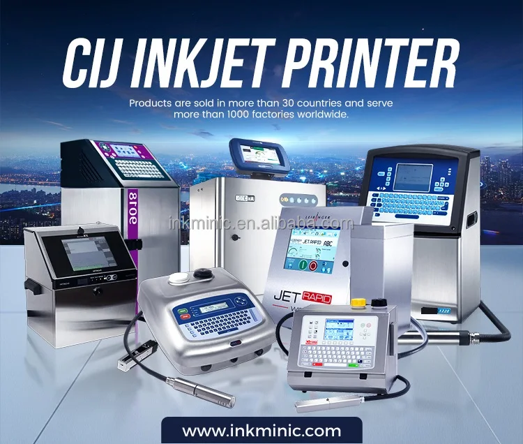 Industrial Cij Inkjet Printer UX-160W Batch Code Expiration Date and ...