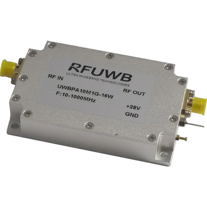 10-1000mhz 16w Rf Power Amplifier Broadband Uwb Power Amplifier Module ...