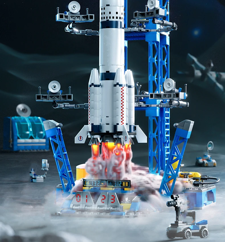 Hot Selling Educational Aerospace Shuttle Rocket Diy Construction ...