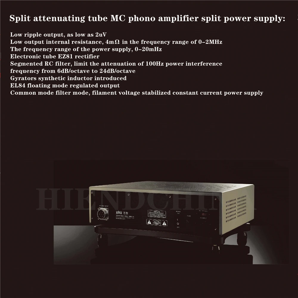 EIZZ EZ-4002D LP Turntable Player with 9" Tonearm