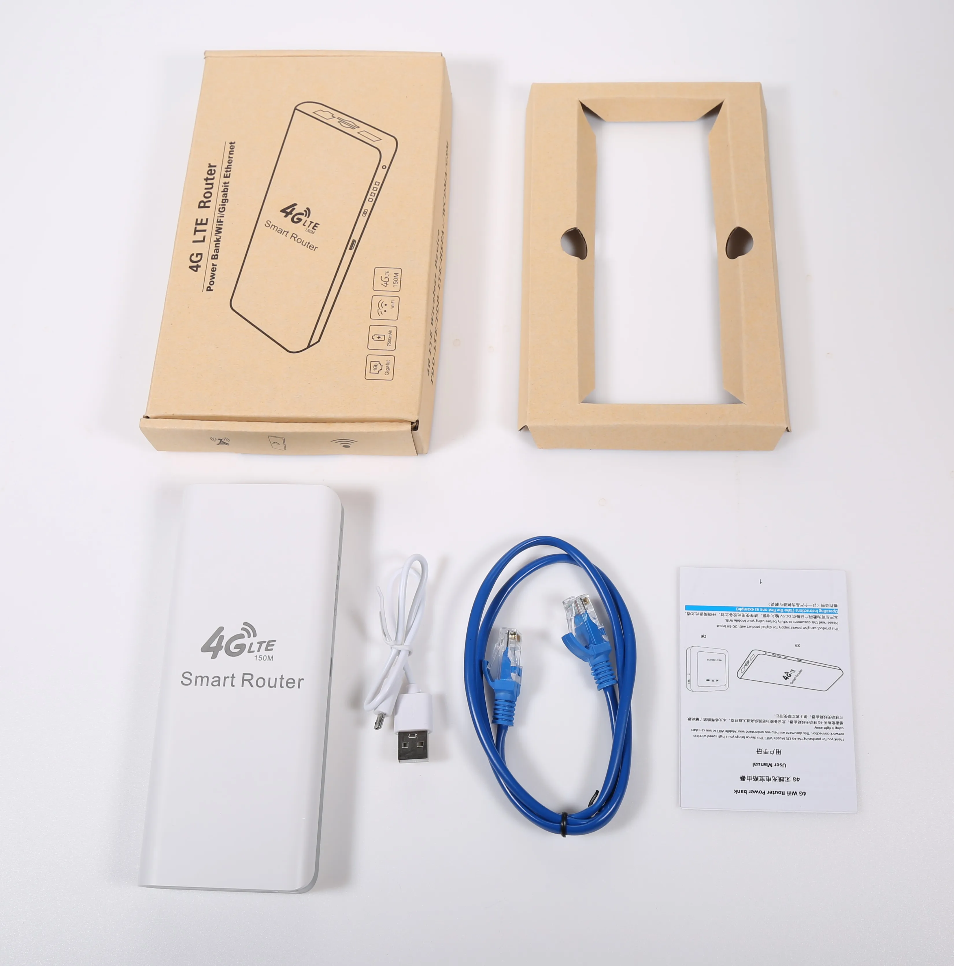 4g Lte Wireless Wifi Router 300mbps Brush Mifis Rj45 Port Router Port ...