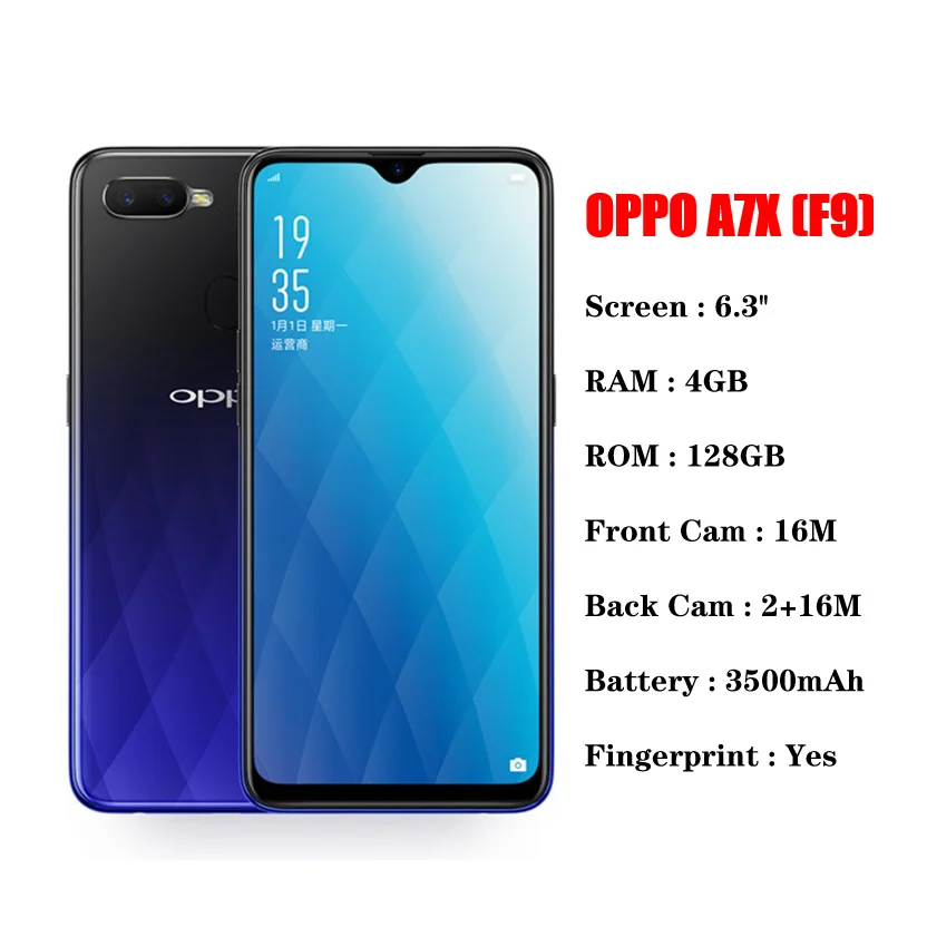 Wholesale OPPO F9 128GB Dual Card 4G LTE Usedmobilephones Second Hand ...