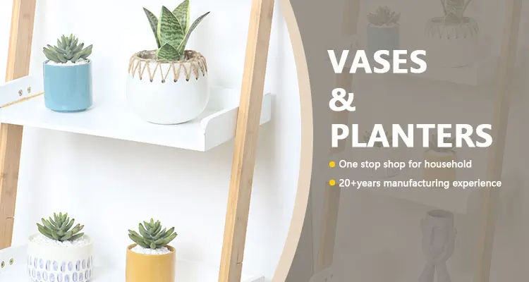 Aspire 2024 New Designed Ceramic Vase For Flower White Minimalist ...