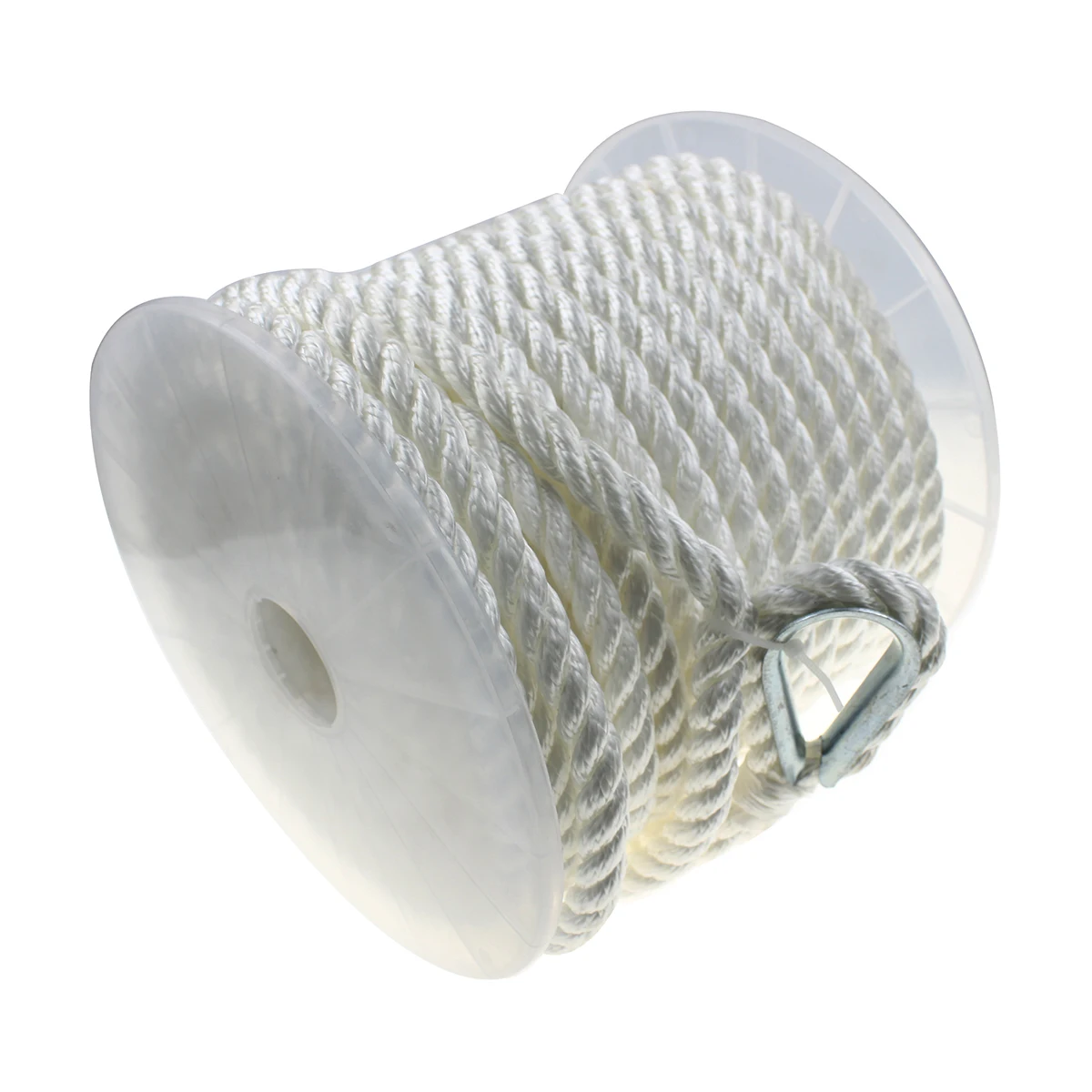 3 Strand Dock Rope 1/2 Inch Twisted Mooring Nylon Rope For Yacht Boat ...