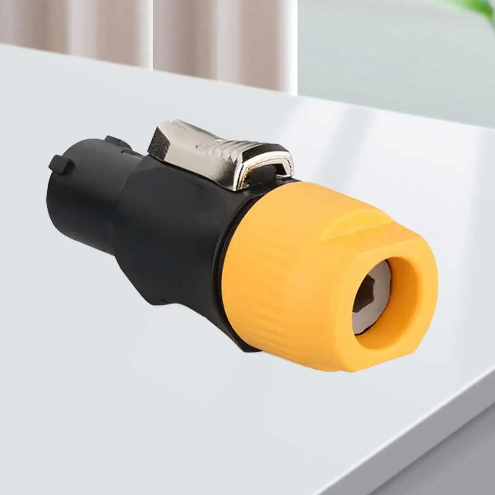 Oswell Bulkhead Electrical Connector Male Female Plug 3 Pin Speaker ...