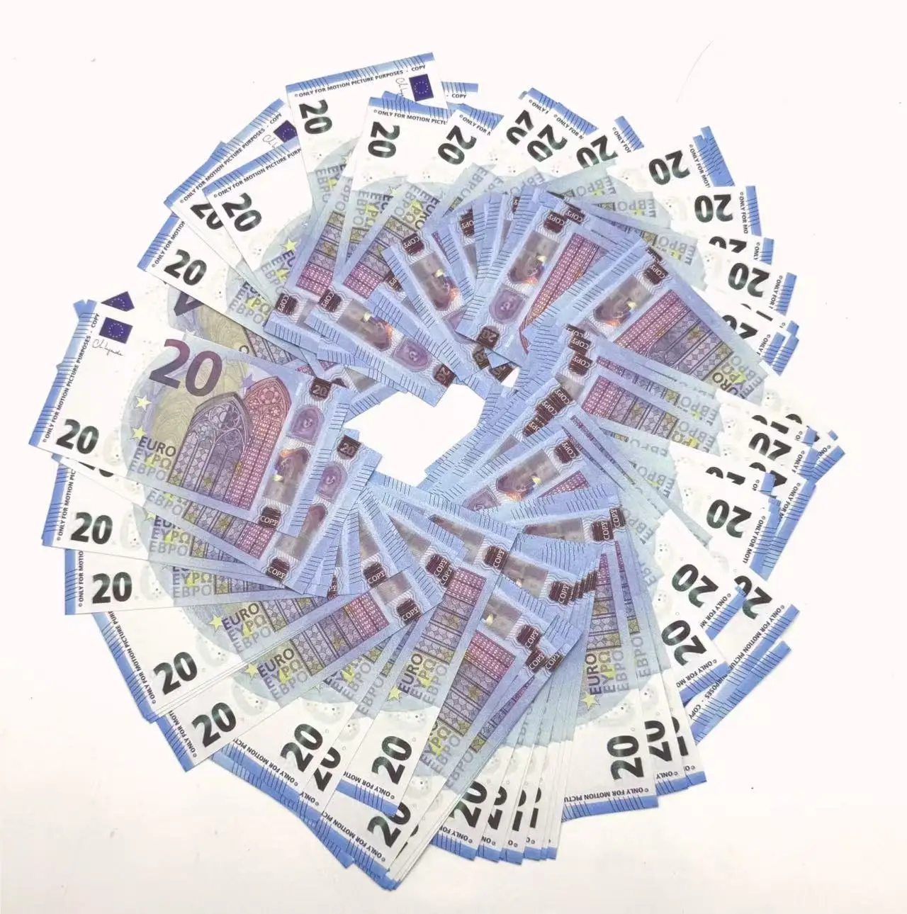 20 Euro Prop Money - High-Quality Banknotes for Filming