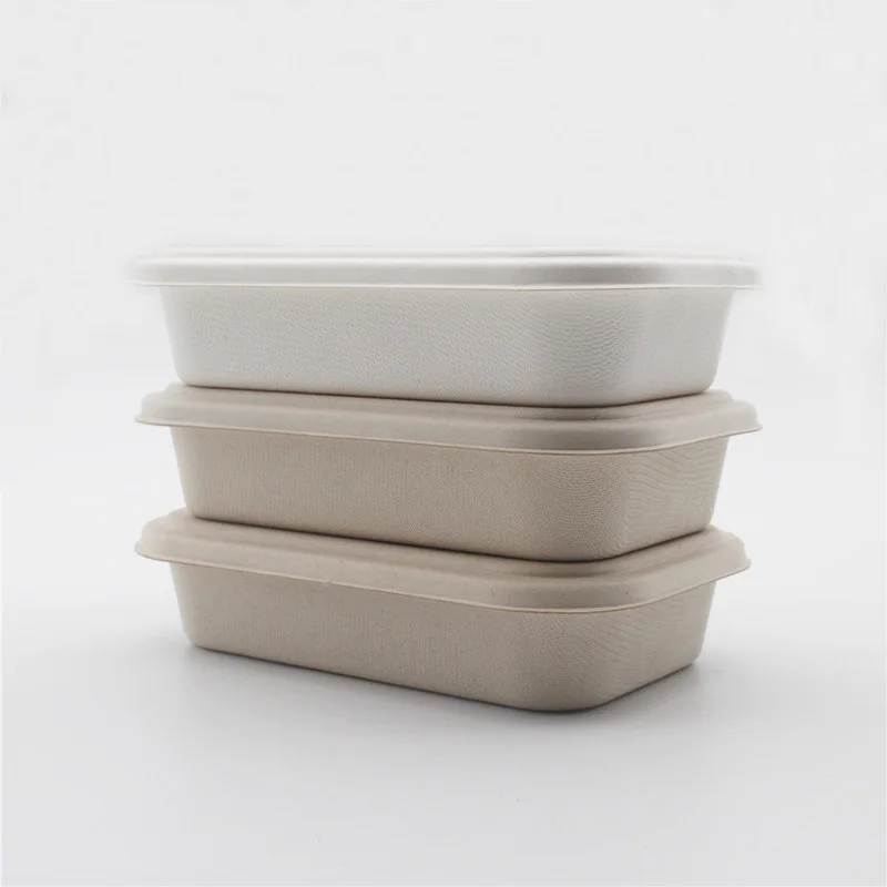GXFLIGHT Inflight Disposable Plastic Biodegradable Meal Box