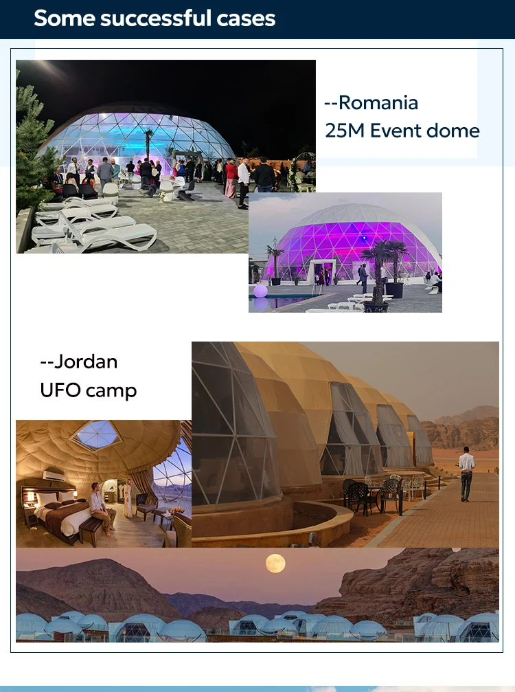 8m Luxury White Pvc Outdoor Camping Tent Geodome Geodesic Dome Tent ...