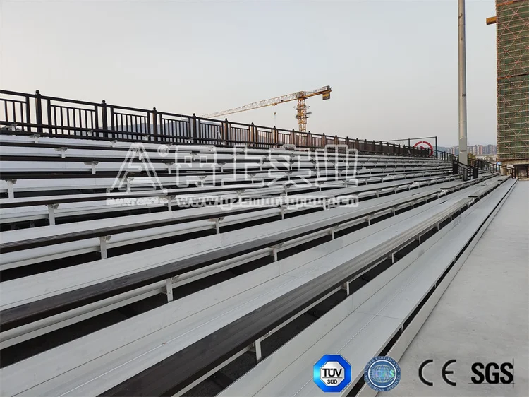 Outdoor Sports Stadium Spectator Stand Aluminum Bleachers Grandstand ...