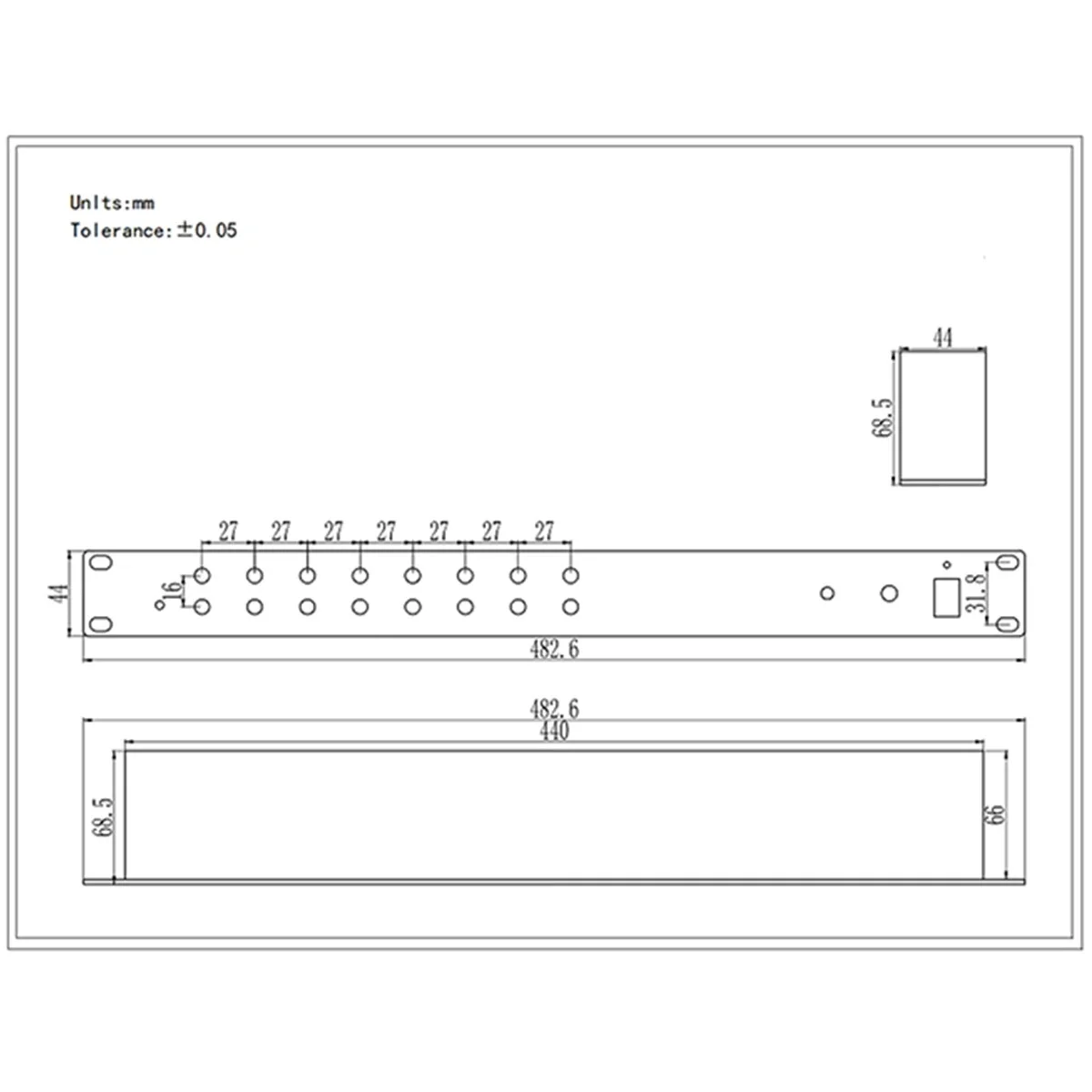 8 Way Rackmount Gps And Gnss Splitter Rgs108-sf - Buy Gps Splitter gnss ...