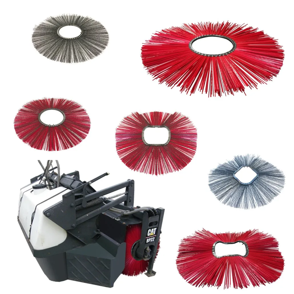 Wafer Broom Metal Wire Brush - Efficient Ground Sweeper
