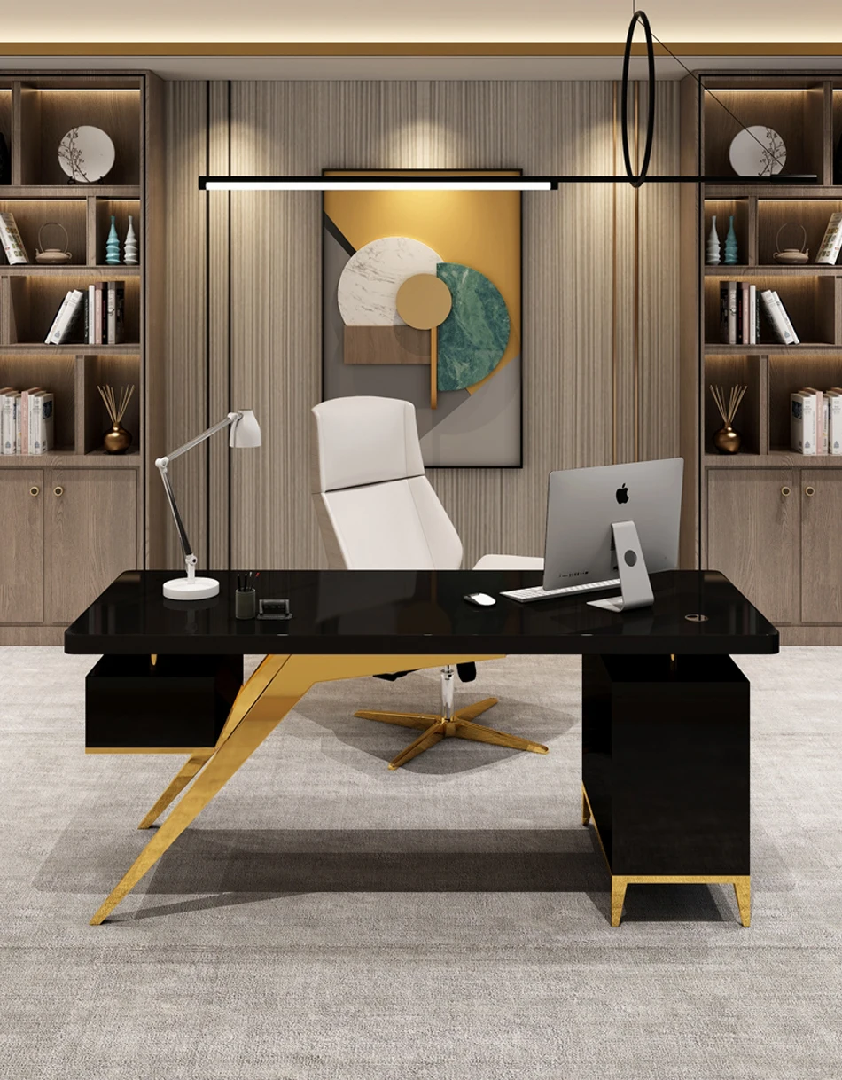 Modern Marble Table Office Desk with Drawer | Stylish Home Office ...