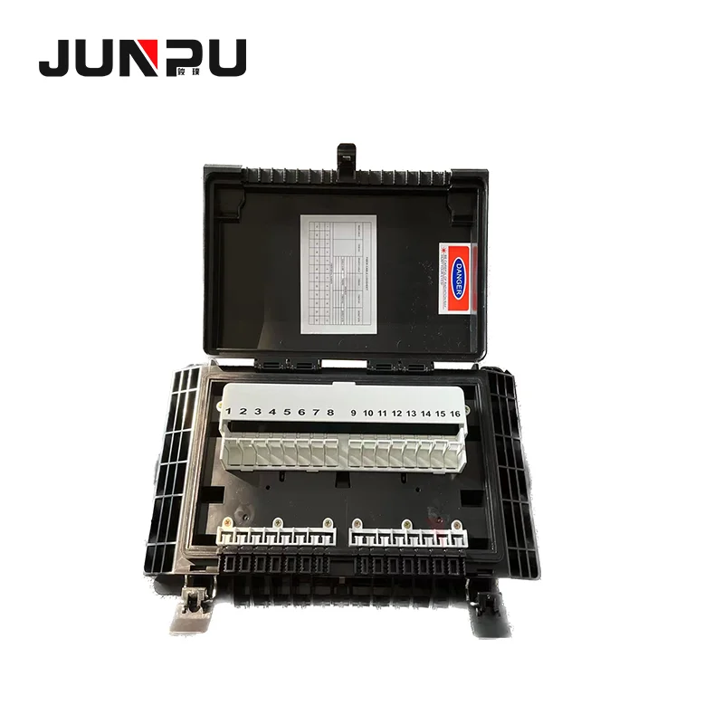Fiber Optic Junction Terminal Box 16 Ports Fiber IP65 FTTH Outdoor PC ...