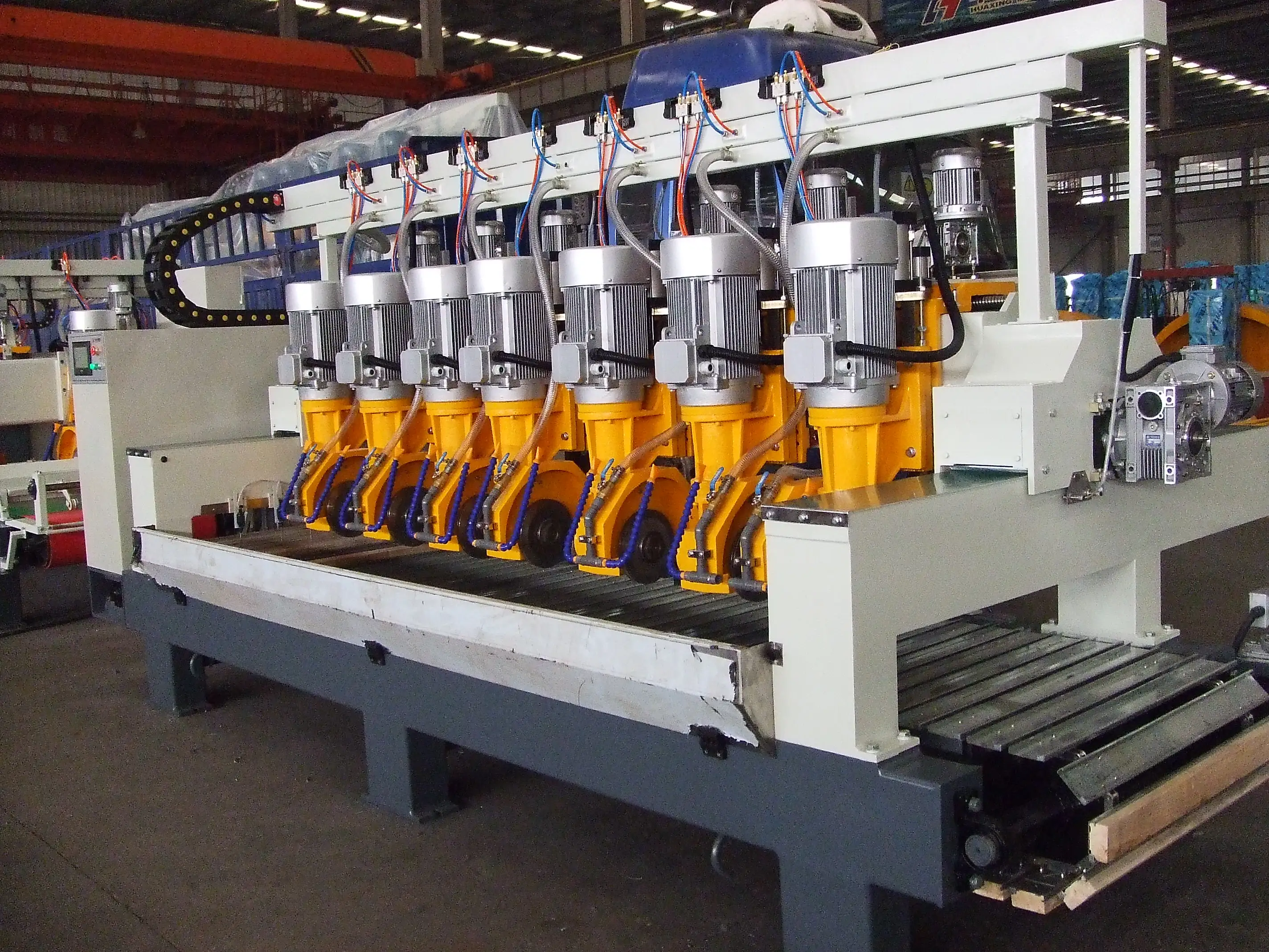 Automatic Cross- Longitudinal Granite Cutting Line High Efficiency Slab ...