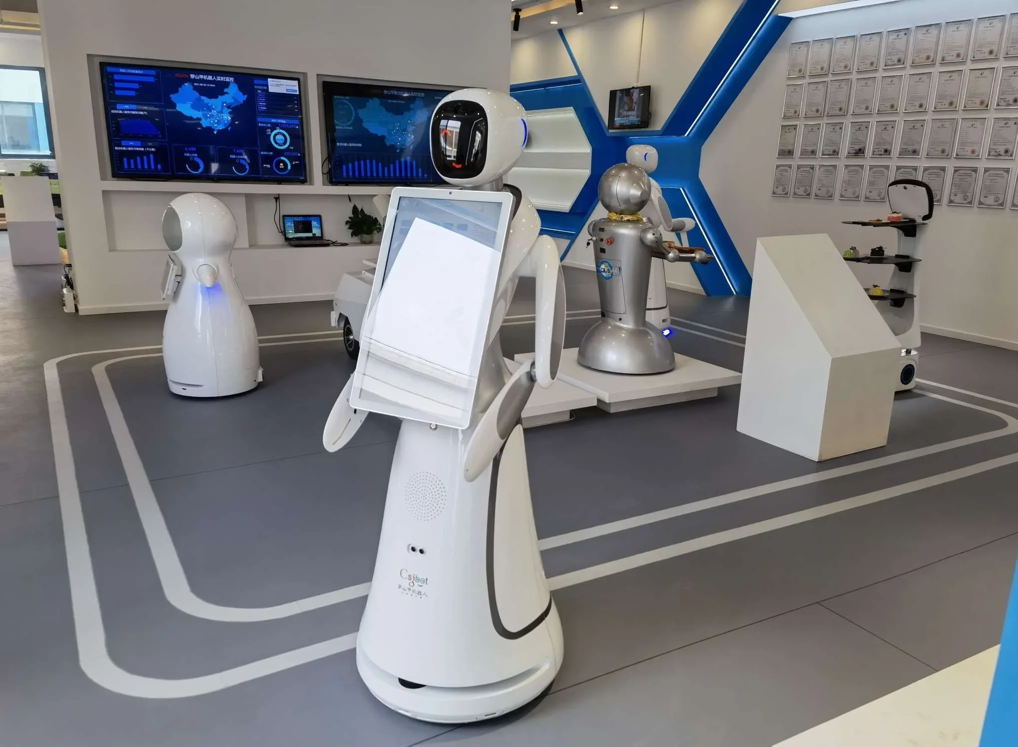 2024robot Food Delivery Robot New Intelligent Restaurant Robot Food ...