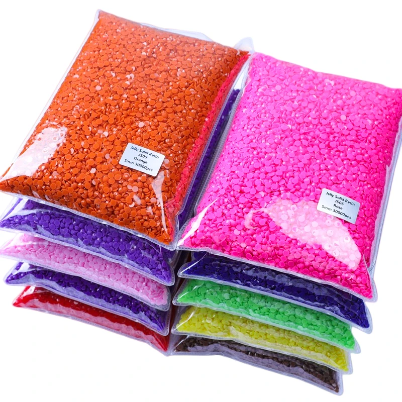 Juli Solid Jelly 3mm 4mm 5mm Wholesale Bulk Package Strass Flatback ...