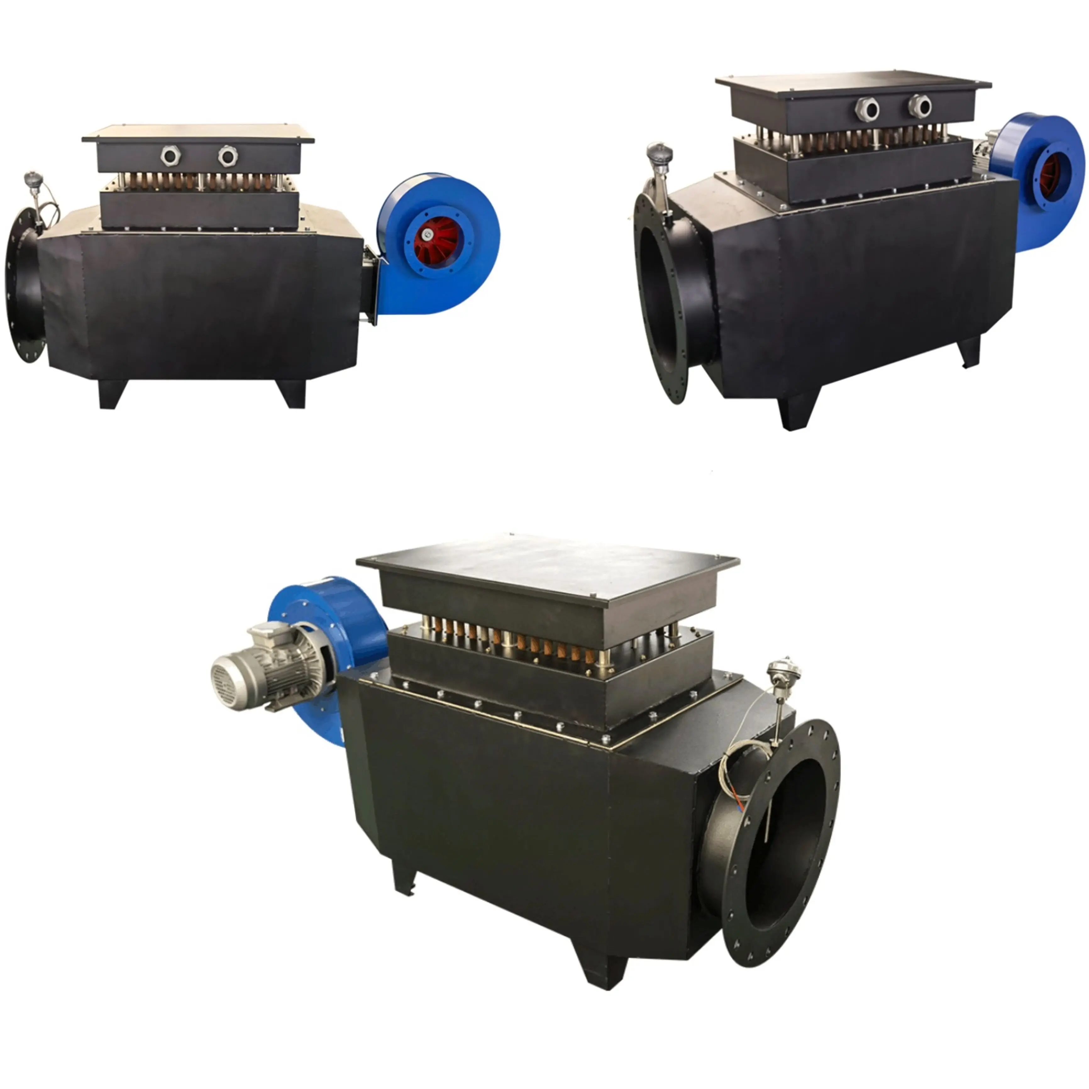 Industrial Electric Custom Finned Process Air Duct Heater With Air ...