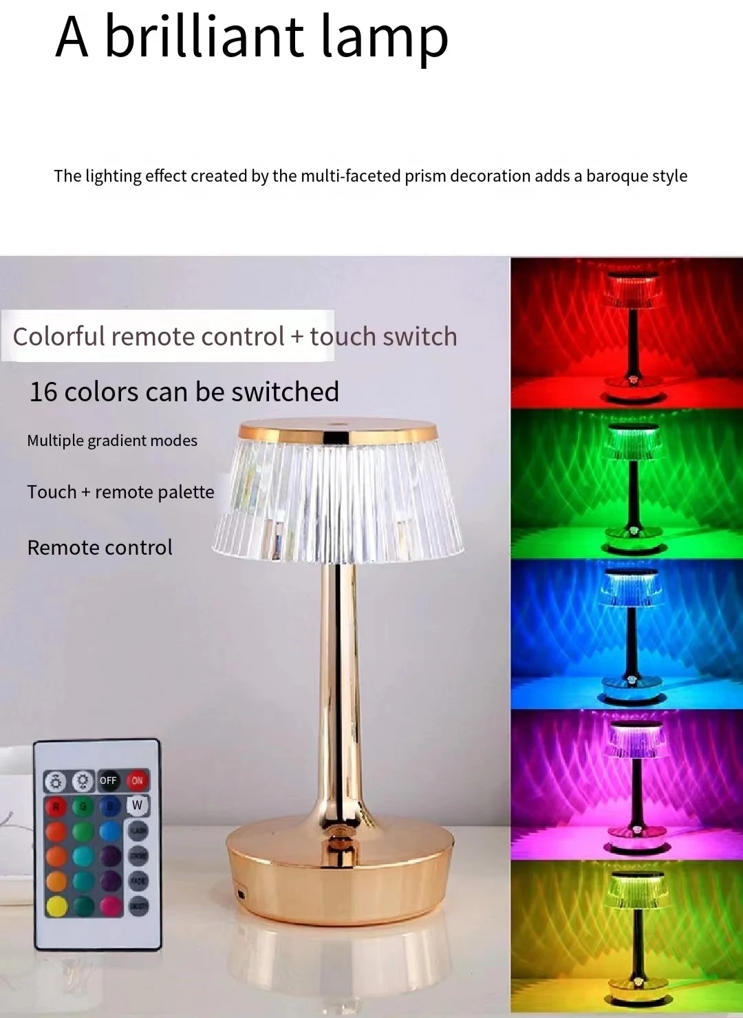 Nordic Minimalist Simple Led Home Decor Living Room Study Desk Wireless ...