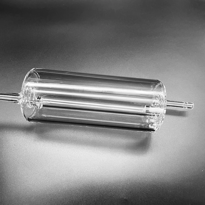 High Temperature Transparent Quartz Glass Tube With Flange Shaped Tube ...