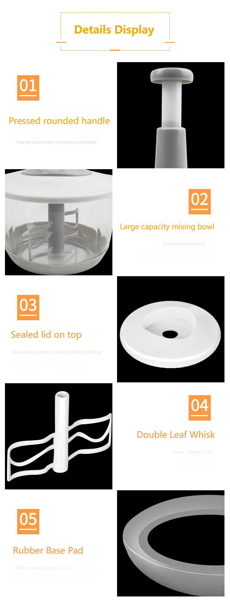 Hand Press Meet Fruits Vegetables Slicer Chopper Garlic Onions Pepper ...