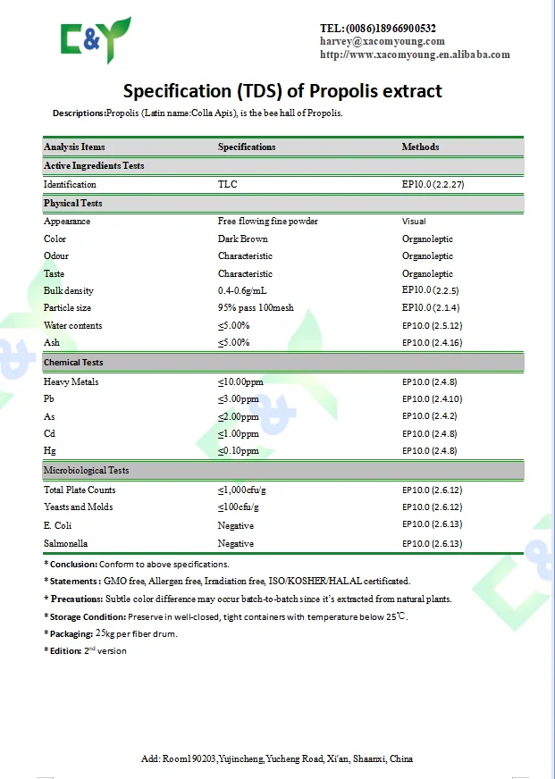 Factory Fast Delivery Bee Propolis Propolis Extract Powder Propolis ...