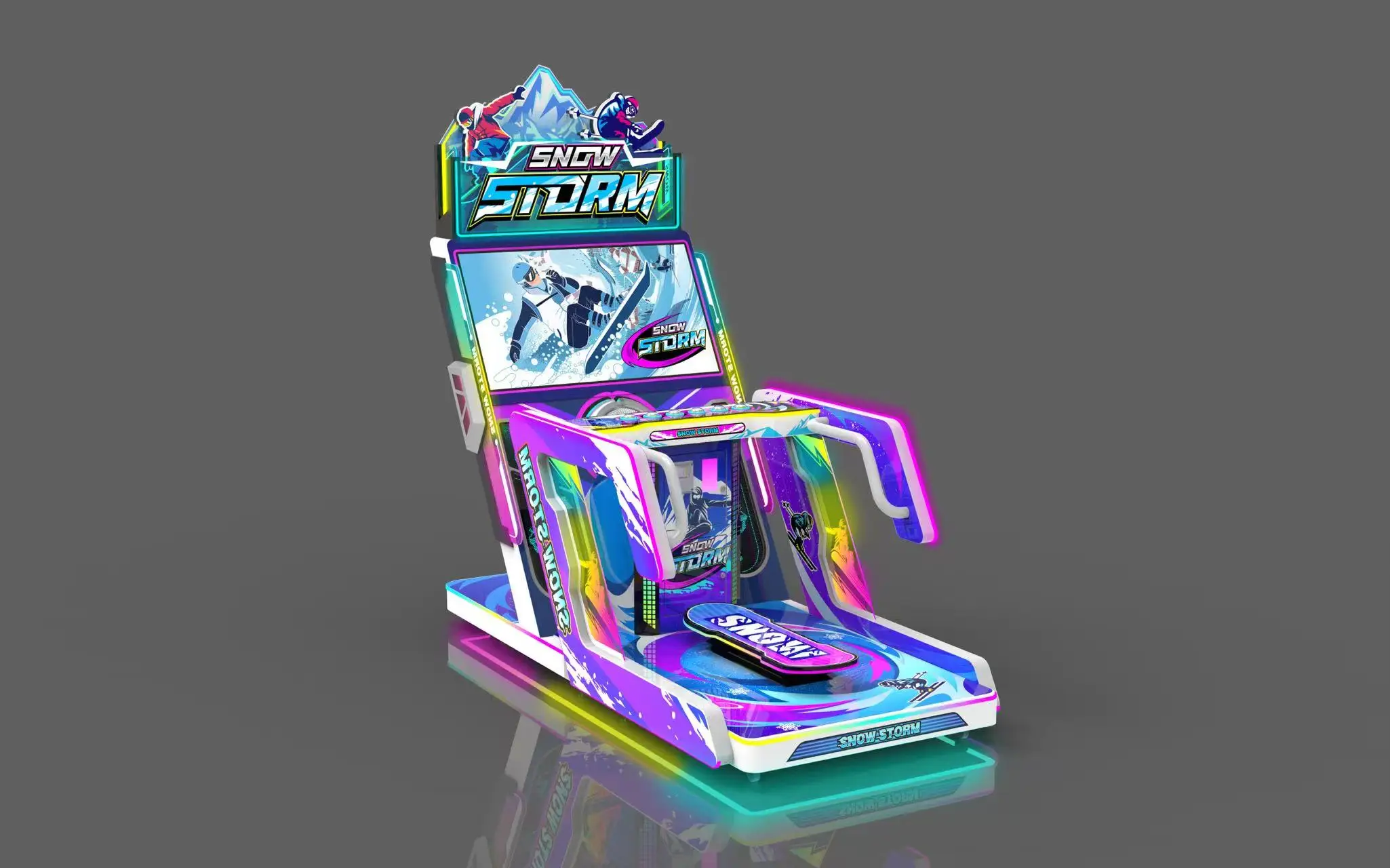 2025 Dinibao New Adult Arcade Ski Simulator Snow Storm Coin Operated ...